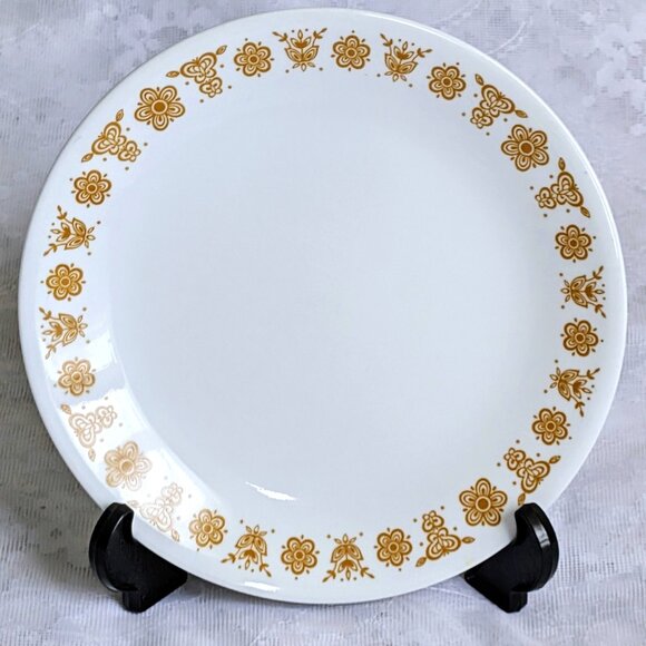 Corelle | Dining | Corelle Butterfly Gold Yellow White 8 2 Salad ...